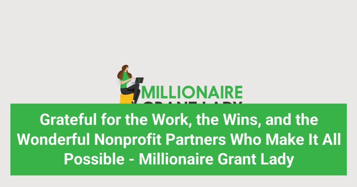 Grant Writing Success Stories for Nonprofits | MGL